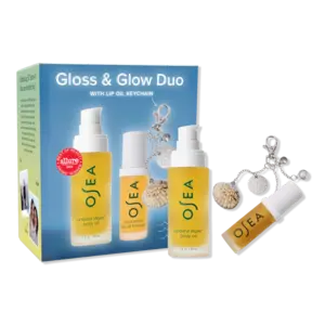 OSEA Gloss & Glow Duo With Lip Oil Keychain - One-color