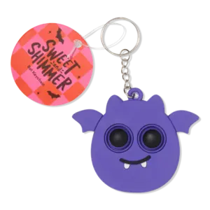 SWEET & SHIMMER Halloween Bat Pop-it Keychain - One-color
