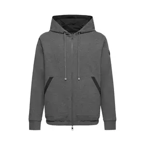 Moncler Zip Up Cardigan 'charcoal - Grey