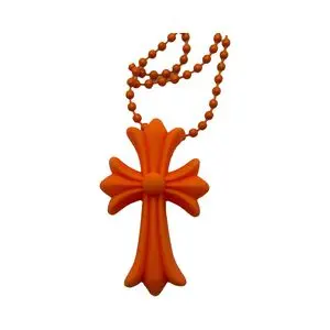 Chrome Hearts Silicone Cross Pendant Necklace