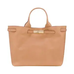 Longchamp Le Smart L Handbag 'vegetal - Tan