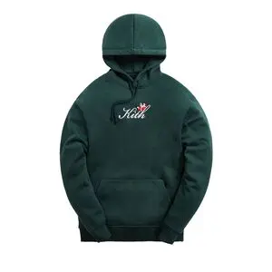 Kith Script Santa Hoodie 'stadium - Green