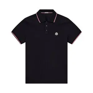Moncler Short-sleeve Polo - Blue