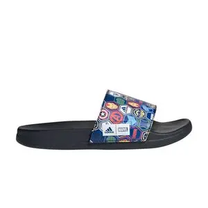 Adidas Marvel X Adilette Comfort Slide J 'avengers Badges - Black