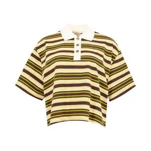 Moncler Short-sleeve Polo 'pastel - Brown