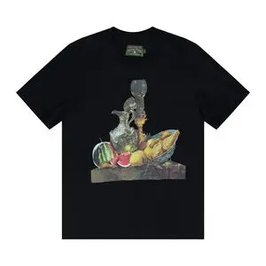 DENIM TEARS Kmg Fruit Plate Tee - Black