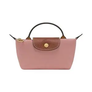 Longchamp Le Pliage Original Pouch With Handle Tea - Pink