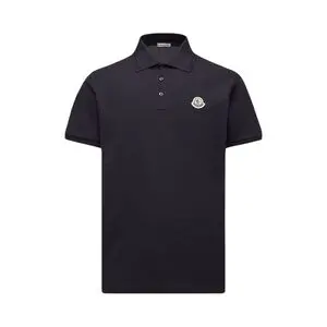 Moncler Short-sleeve Polo - Blue