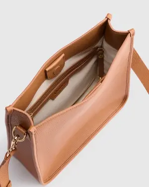 Quince Emilia Crossbody - Cognac