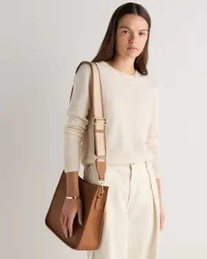 Quince Emilia Crossbody - Cognac