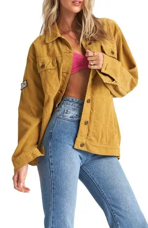 BILLABONG Up Corduroy Jacket - Bright Moss