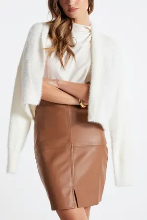 BISHOP + YOUNG Cami Vegan Leather Skirt