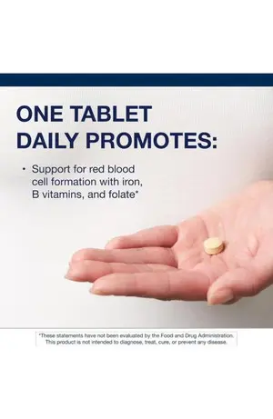 METAGENICS Hemagenics Iron Supplement With B12 B6 And Folate 180 Tablets