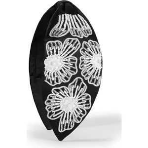 HAIR DRAMA CO. Flora Embellished Knotted Hair Band