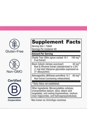METAGENICS Chasteberry Plus Hormone Reproductive Health Supplement 60 Tablets