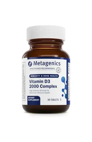 METAGENICS D3 2000 Iu Vitamin Supplement Bone Health Support 90 Count - None