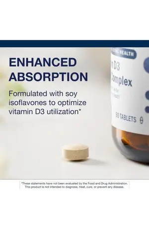 METAGENICS D3 2000 Iu Vitamin Supplement Bone Health Support 90 Count