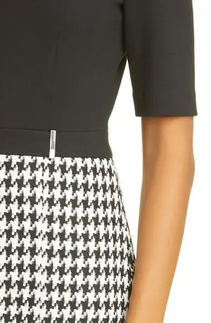 Ted Baker London Johan Mixed Media Dress