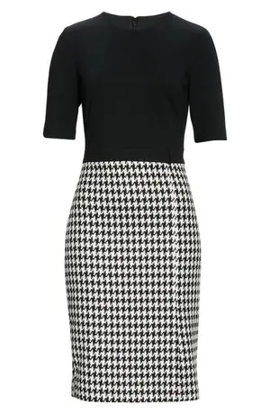 Ted Baker London Johan Mixed Media Dress