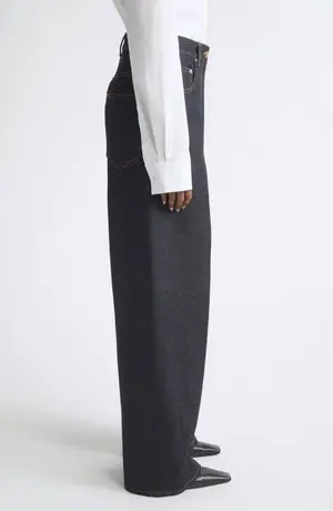 EENK Curved Fit High Waist Jeans