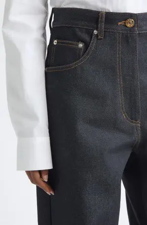 EENK Curved Fit High Waist Jeans