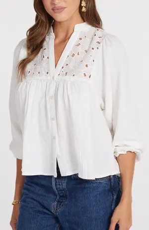 BISHOP + YOUNG Flora Texture Blouse