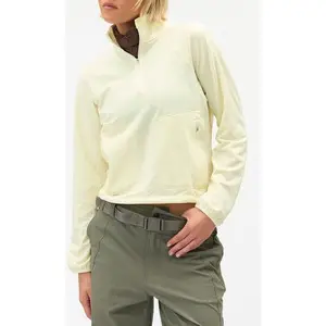 HALFDAYS Rebecca Half-zip Fleece Pullover - Chardonnay