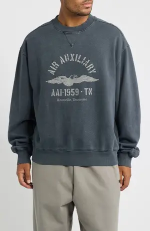Alpha Industries Crewneck Graphic Sweatshirt