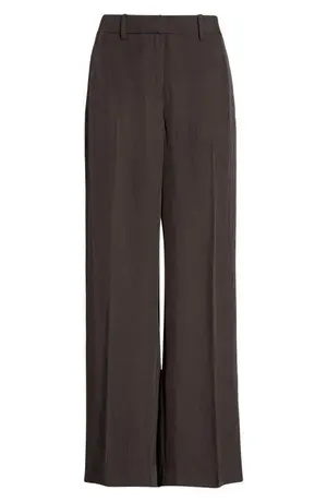 Theory Classic Wide Leg Ankle Pants