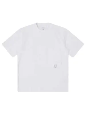 Bottega Veneta Cotton Crew Neck Short Sleeve T-shirt With Chest Patch Pocket - White