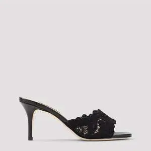 ARTEANA 7.5 Cm Leather Slide Pumps - Blue