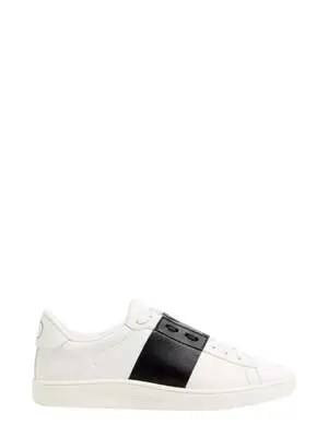 Valentino Garavani Open Royco Leather Sneakers With Logo Detail