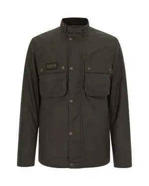 BARBOUR INTERNATIONAL Waxed Cotton Field Jacket - Olive Night