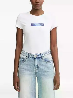 Armani Exchange Logo-print Short-sleeve T-shirt - White