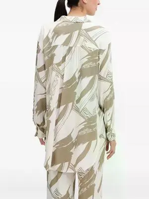 Dkny Abstract Print Chest Pocket Shirt