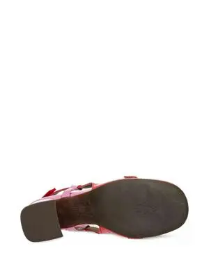 Fly London Buckle Detail Slingback Pumps - Red