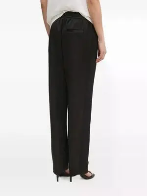 Dkny Drawstring-waistband Straight-leg Trousers
