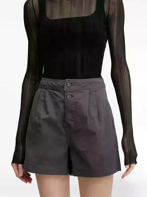 Columbia Acker Rock Pleated Logo-patch Shorts