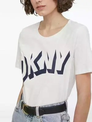 Dkny Logo Detail T-shirt - White