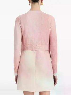 Oscar De La Renta Tie-neck Cropped Cardigan