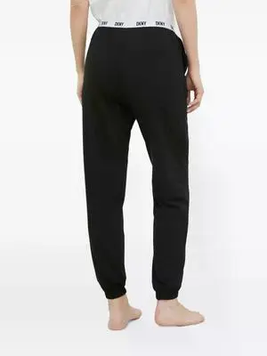 Dkny Logo-print Elasticated-waistband Pajama Bottoms
