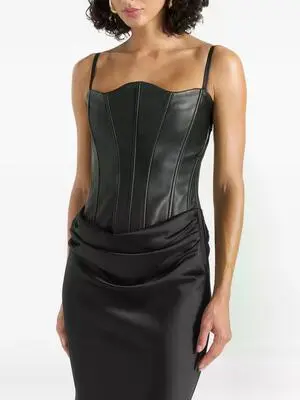 Manière De Voir Maniere De Voir Corina Maxi Dress With Corset Bodice