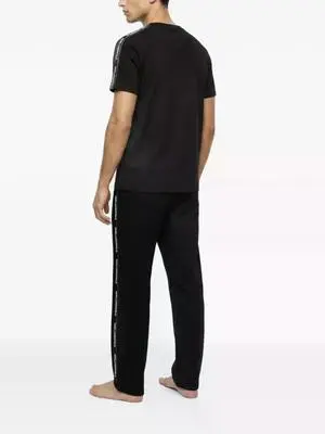 Karl Lagerfeld Logo-tape Track Pants - Black