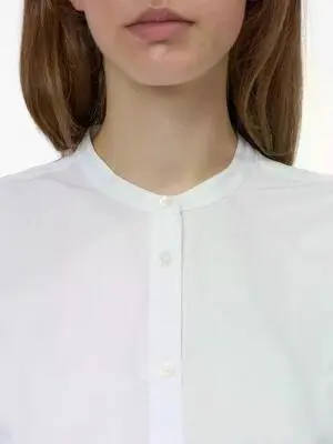 Closed Organic Cotton Band Collar Shirt