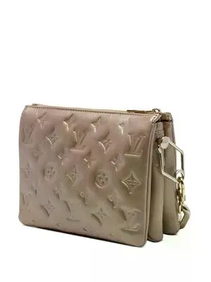 LOUIS VUITTON 2021-2026 Monogram Embossed Puffy Lambskin Coussin Bb Satchel