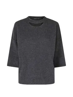 Federica Tosi Cut-out Drop-shoulder Sweater