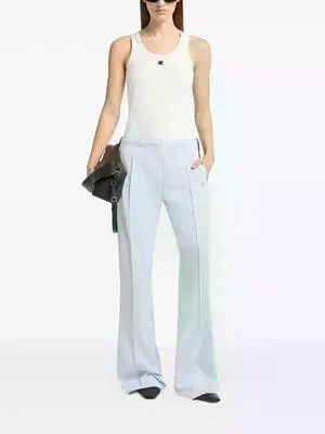 COURREGES Side-stripe Pressed-crease Track Pants