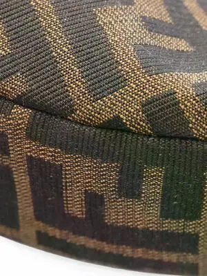 Fendi 2000-2010 Zucca Croissant Shoulder Bag