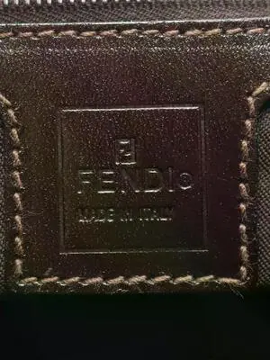 Fendi 2000-2010 Zucca Croissant Shoulder Bag
