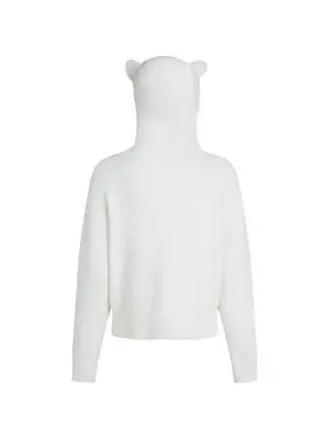 Karl Lagerfeld Ikon Choupette Fluffy Zip-up Hoodie